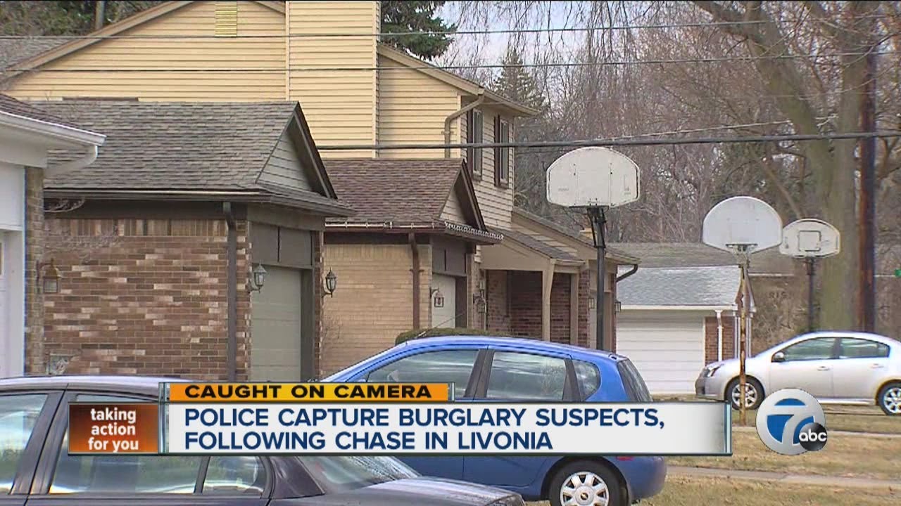 Police capture burglary suspects after chase - YouTube