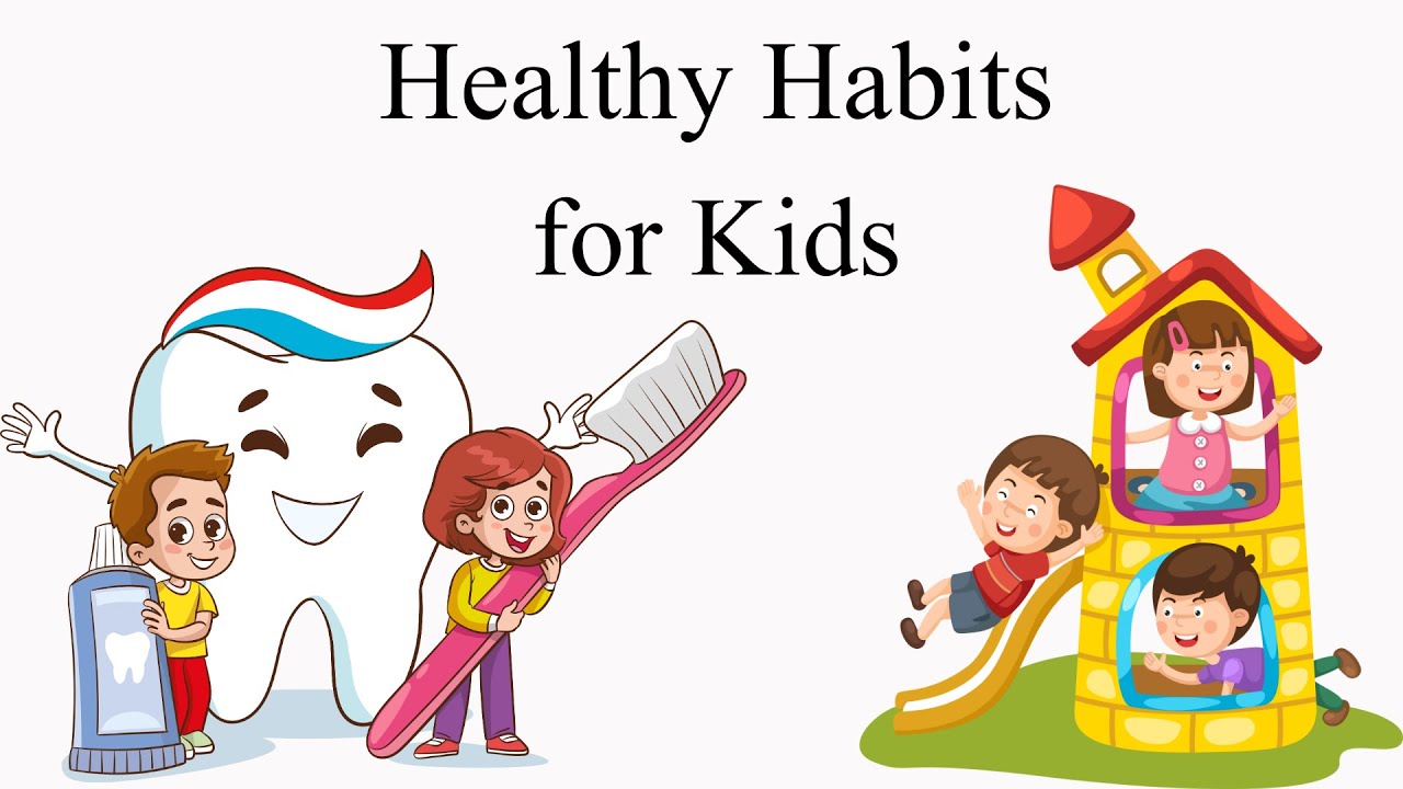 Healthy Habits Rhymes for Kids | Stay Strong and Happy | Brush, Eat ...