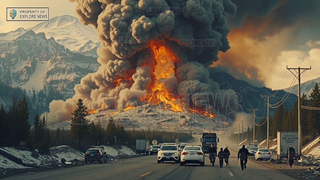 Horrible Today: Yellowstone Volcano Erupts! Spewing 1,000 cubic ...