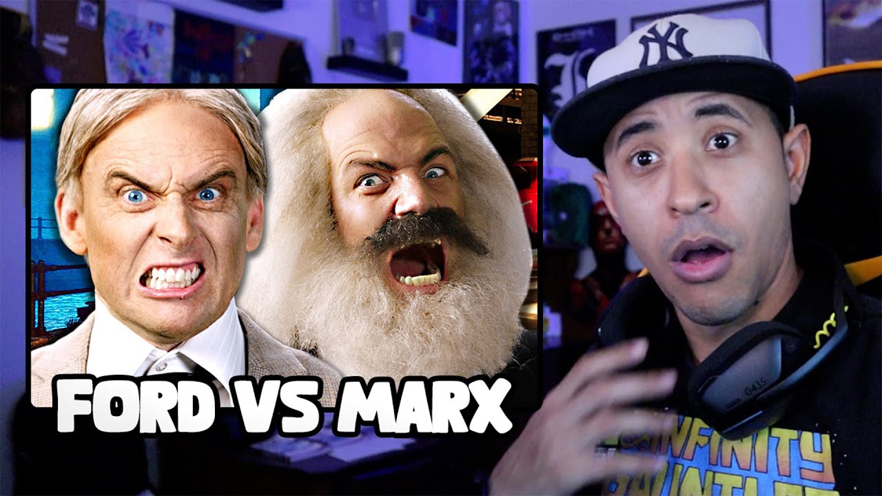 Henry Ford vs Karl Marx. Epic Rap Battles Of History (Reaction) - YouTube