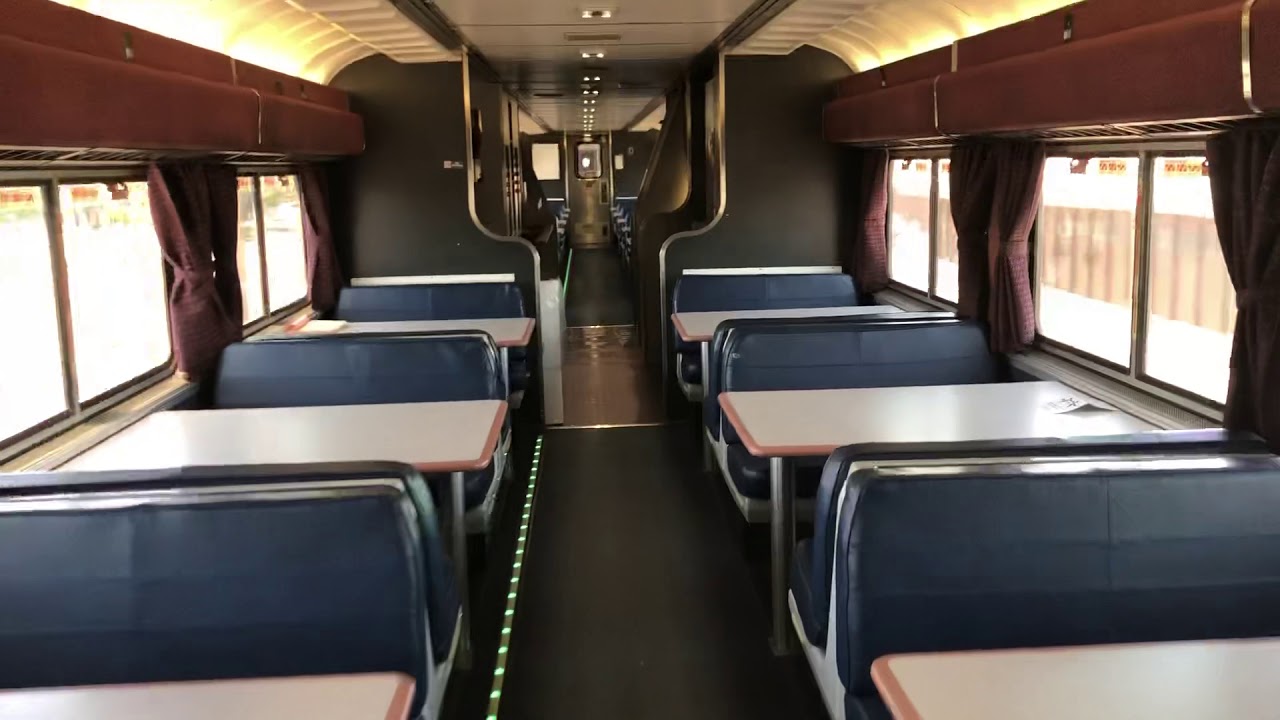 Observation and Dining Car Tour Amtrak California Zephyr - YouTube