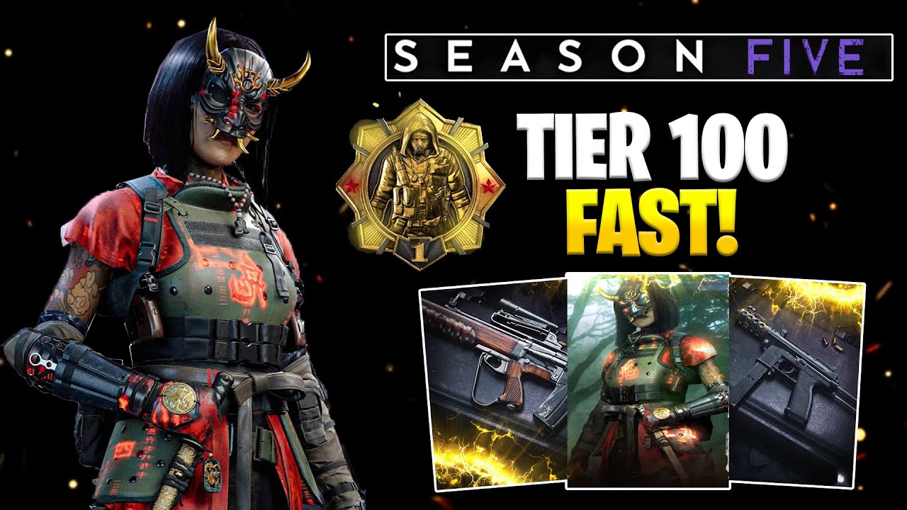 FASTEST WAY TO MAX OUT COLD WAR SEASON 5 BATTLE PASS! (Level Up Tiers ...