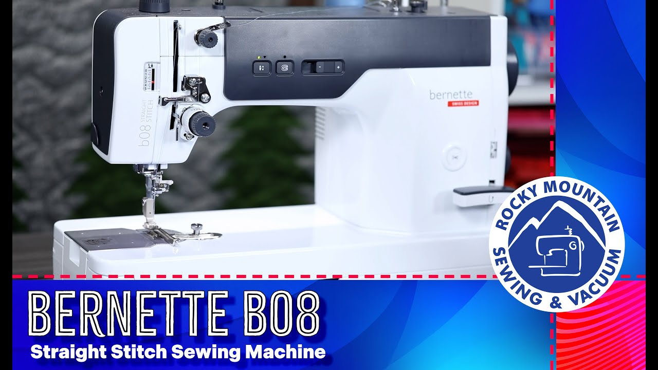 The Bernette b08 Straight Stitch Sewing Machine - YouTube