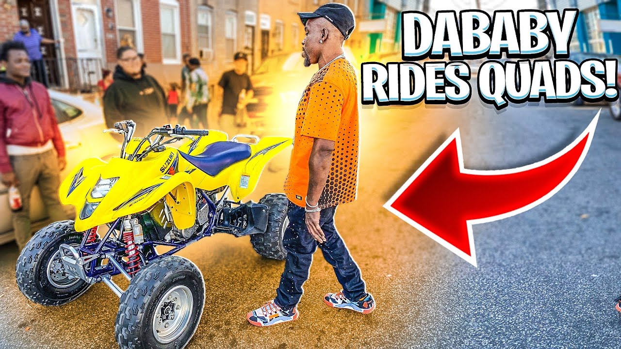 DABABY COMES TO THE HOOD AND RIDES QUADS ! | BRAAP VLOGS - YouTube
