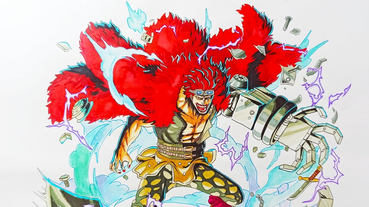Drawing Eustass Kid From One Piece ( Full Body ) - YouTube