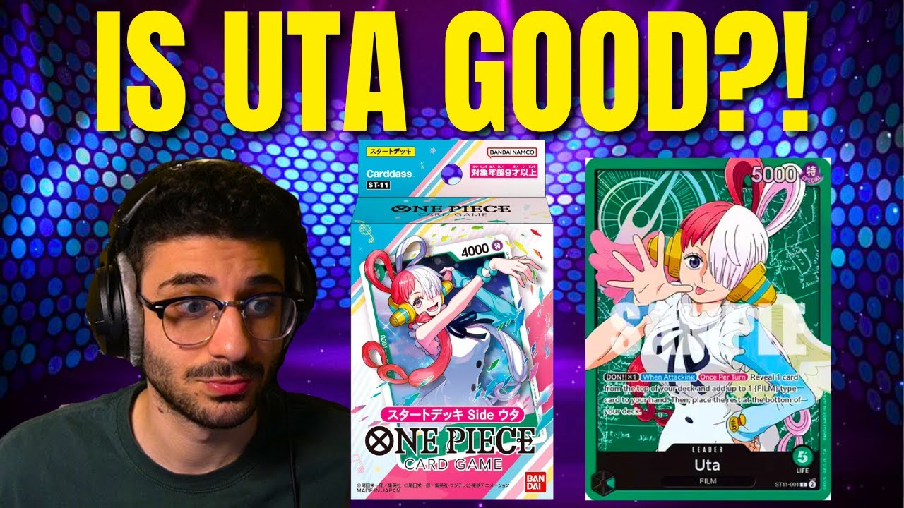 NEW UTA STARTER DECK Review + Gameplay | One Piece TCG OP05 - YouTube