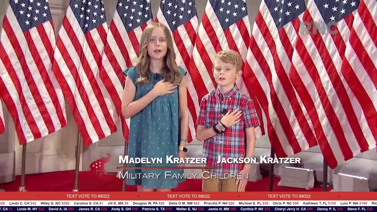 Republican National Convention Day 4 - Pledge of Allegiance - YouTube