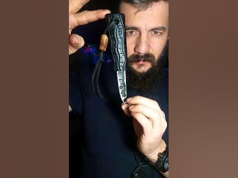 КЛАССНЫЙ НОЖ СО СКИДКОЙ/Х12МФ #климочкинъ #ножи #ножиручнойработы - YouTube