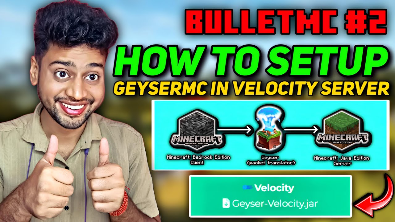 How To Setup GeyserMC in Velocity Server | GeyserMC Velocity Setup ...