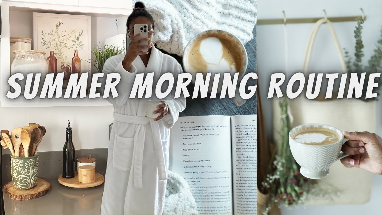 SLOW LIVING Summer Morning Routine | Finding Balance in Stillness ...