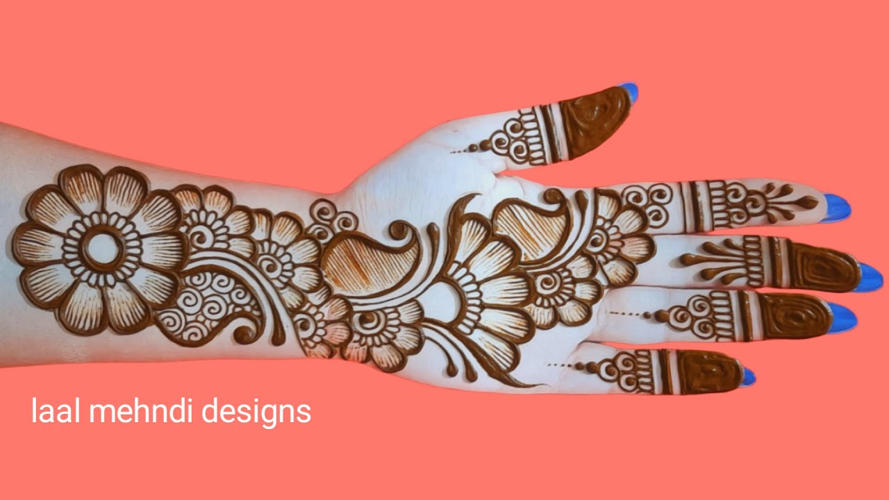 Simple Stylish mehndi design for hands|Easy Beautiful mehndi design ...