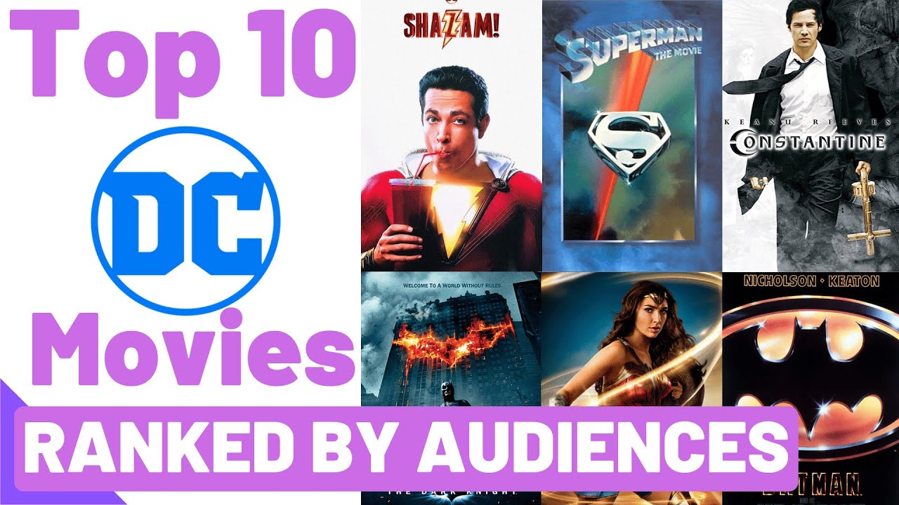 Top 10 DC Movies Ranked By Audiences - YouTube