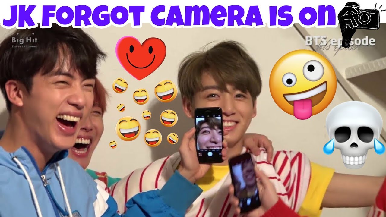 JK Forgot Camera is On 📸 JK Forgot Cameraman 🤣 BTS Jungkook Cute Funny ...