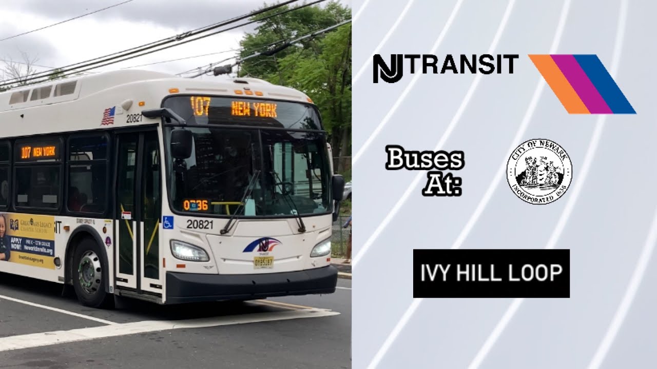 NJTransit Buses At Ivy Hill Loop in Newark (First IHL Video) - YouTube