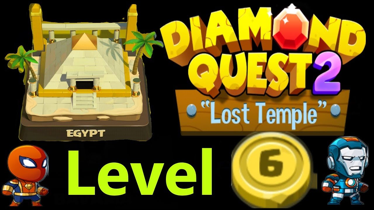 Diamond Quest 2 Egypt Level 6 Walkthrough - YouTube
