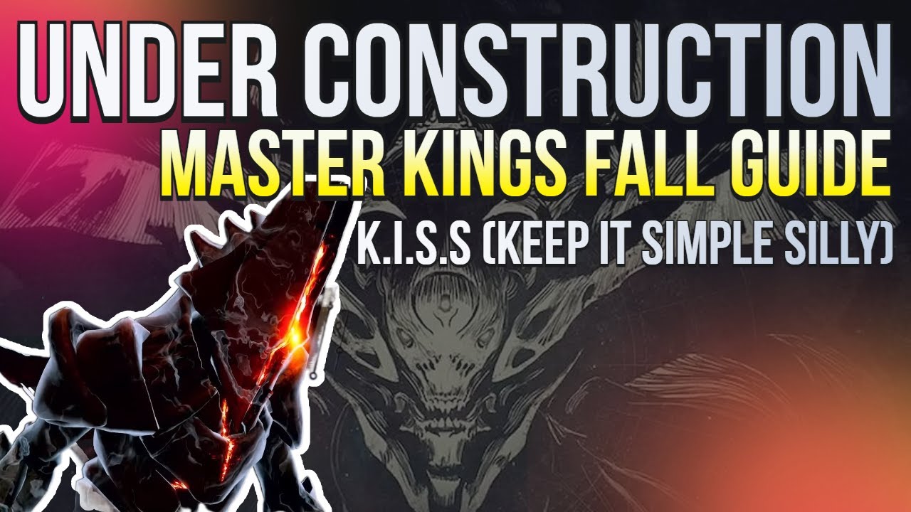Master King's Fall Sister's Challenge: Under Construction (Works For ...