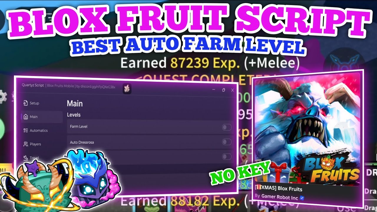 Quartyz Hub Roblox Script | New Blox Fruits Script Update Best Auto ...