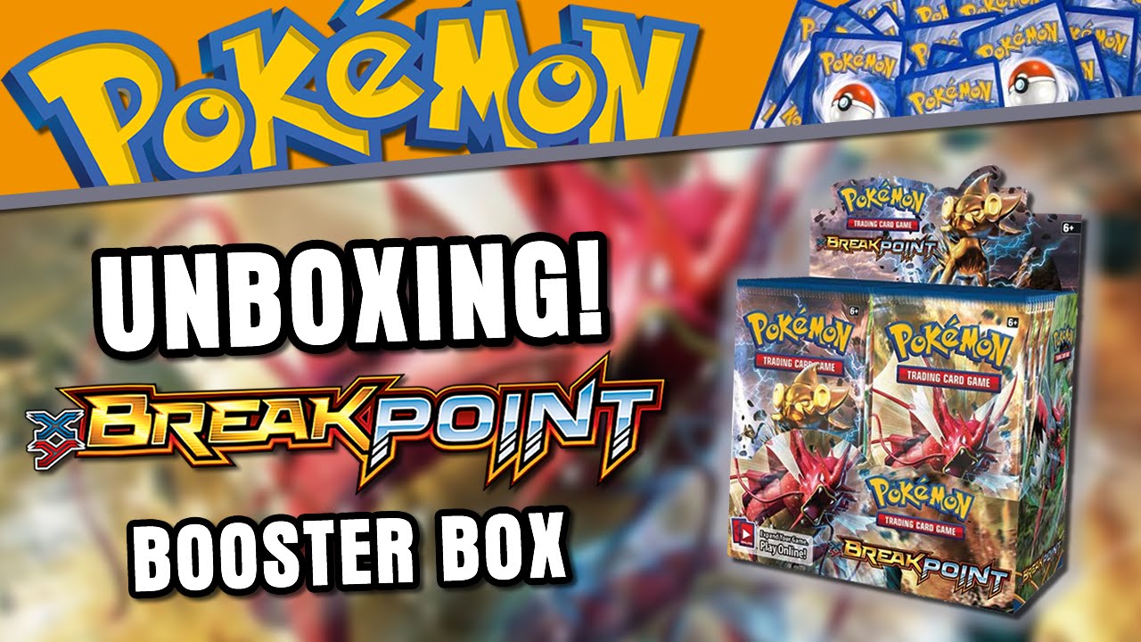 POKÉMON TCG - Unboxing Booster Box XY9 Break Point - YouTube