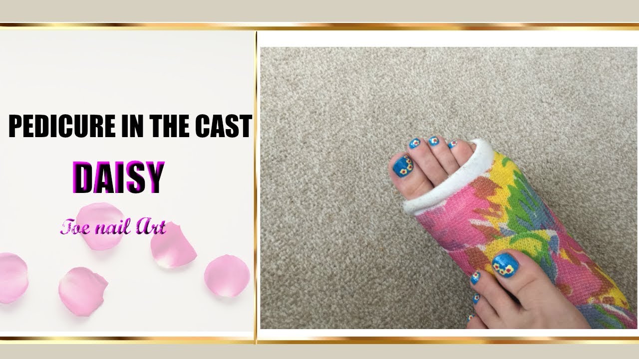 Pedicure At Home in The Cast#1|Toe Nail Art|TamiGlamimumi - YouTube