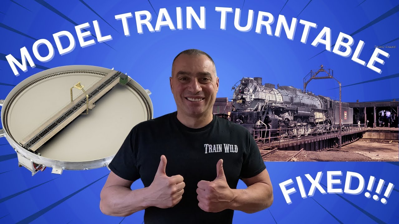 Model Train Turntable FIXED!!! Millhouse River Studio O Scale Turntable ...