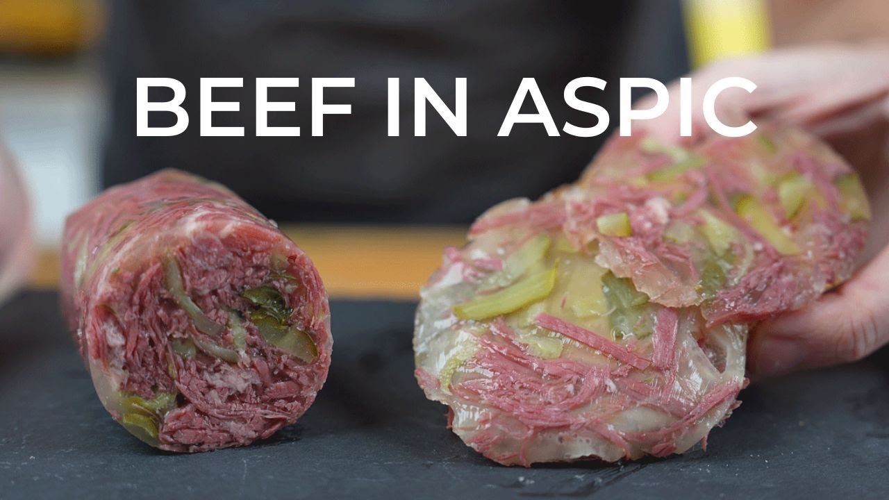 Make beef in aspic yourself - really tasty - YouTube