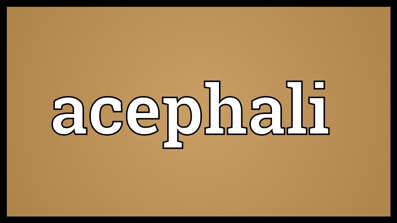 Acephali Meaning - YouTube