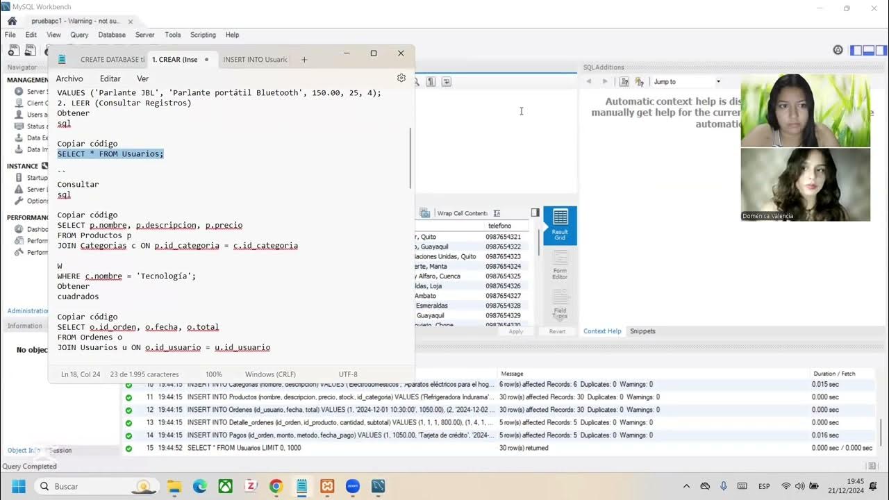 Creando base de datos - YouTube