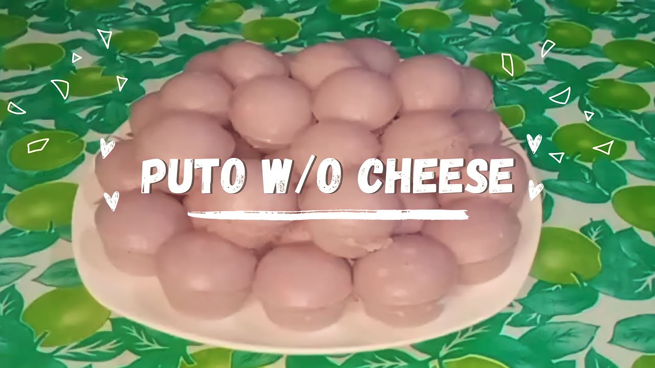 How to cook puto without cheese/how to cook fluffy puto - YouTube