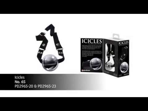Icicles No. 65 Hand Blown Glass Ball Gag
