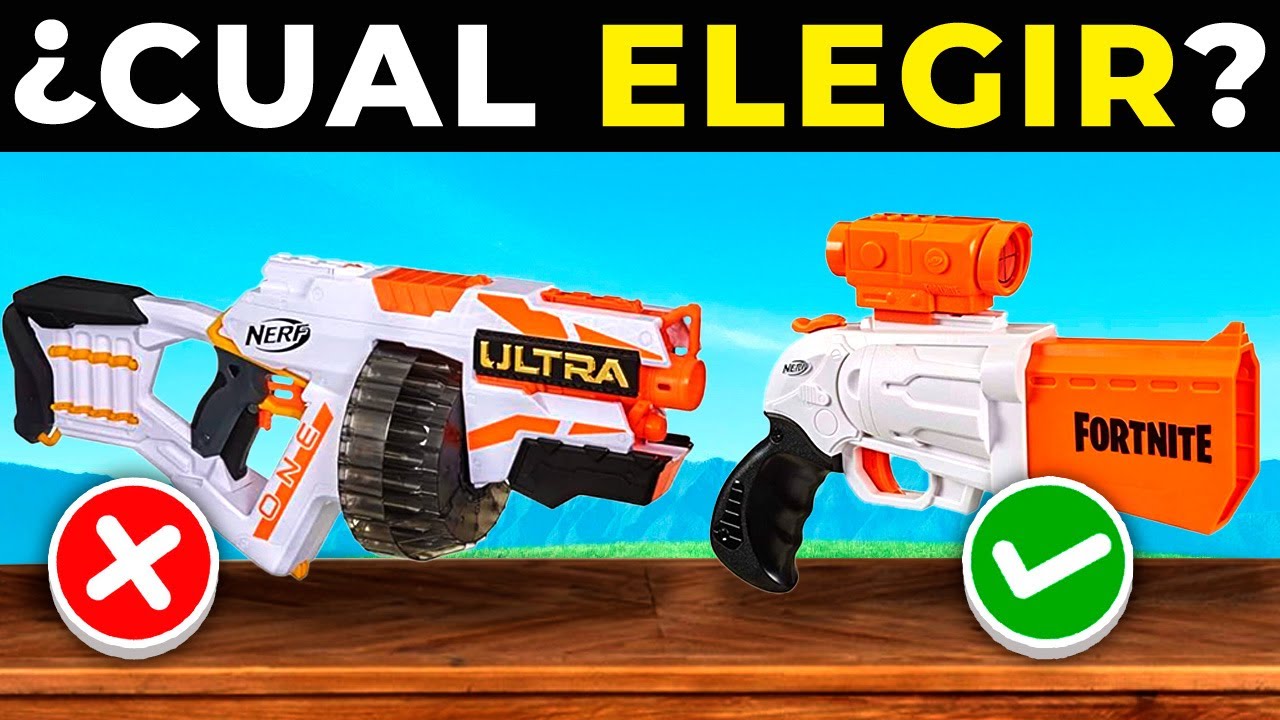 Las 5 MEJORES PISTOLAS NERF 2025 | PISTOLAS de DARDOS Más POPULARES en ...