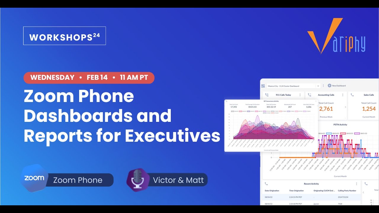 Zoom Phone Dashboards and Reports for Executives - YouTube
