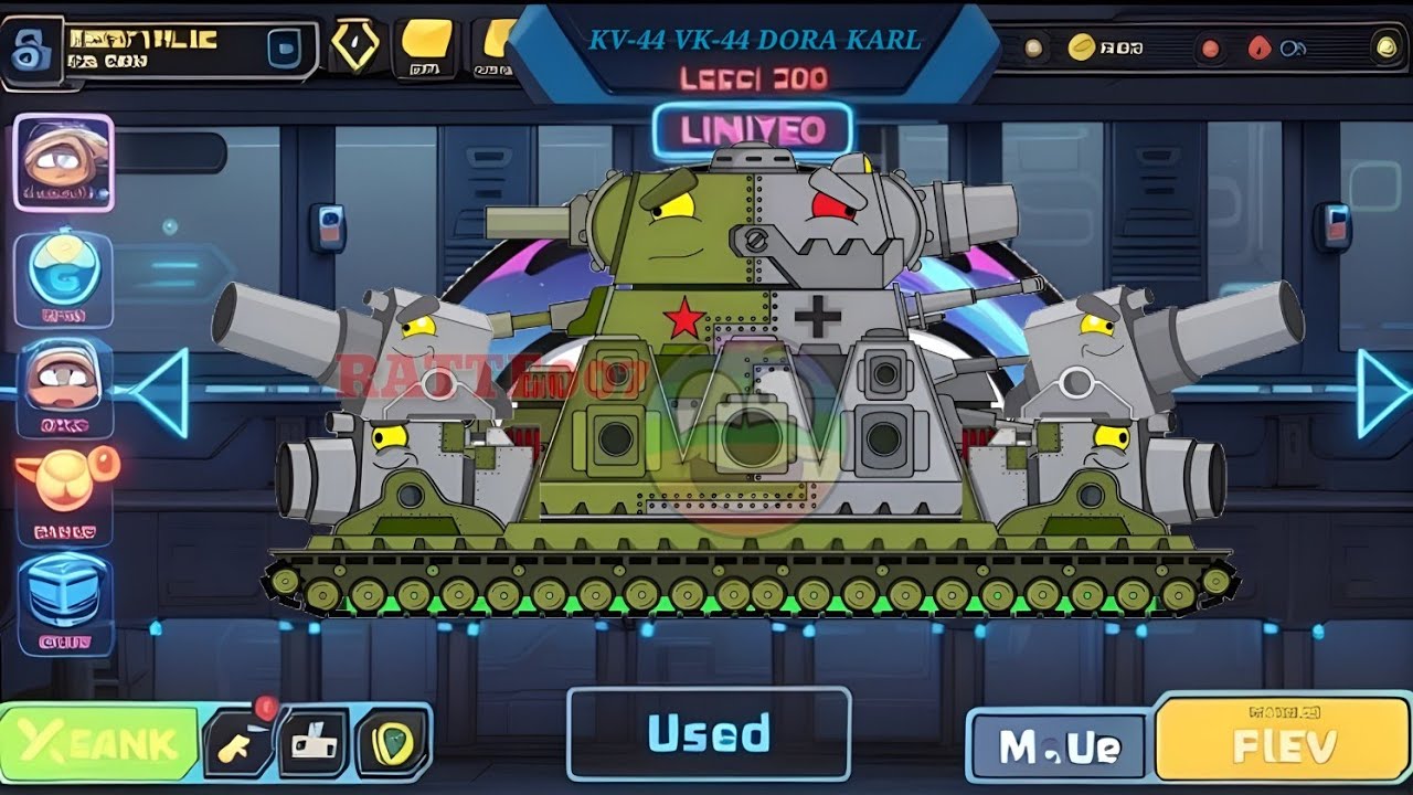 Tank Combat War Battle New Tank KV-44 VK-55-M2 DORA KARL FUSION Coming ...