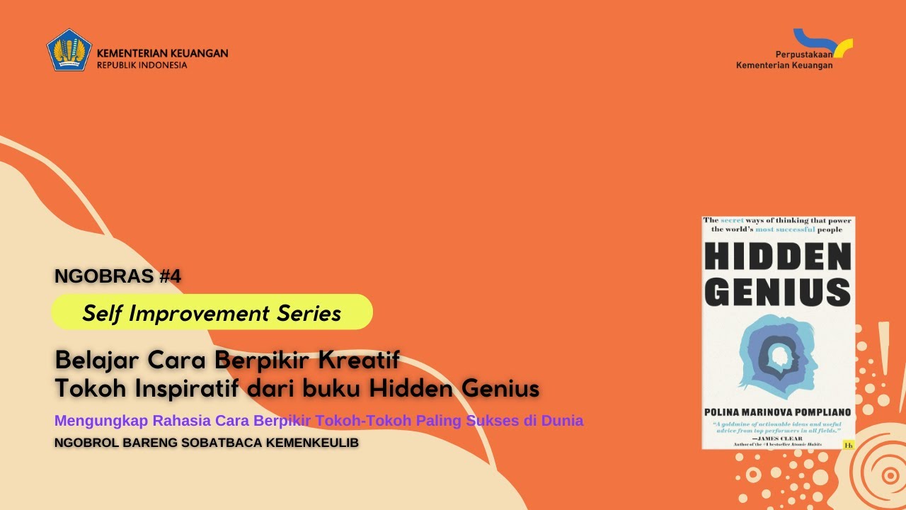 NGOBRAS #4: Belajar Cara Berpikir Kreatif Tokoh Inspiratif dari Buku ...