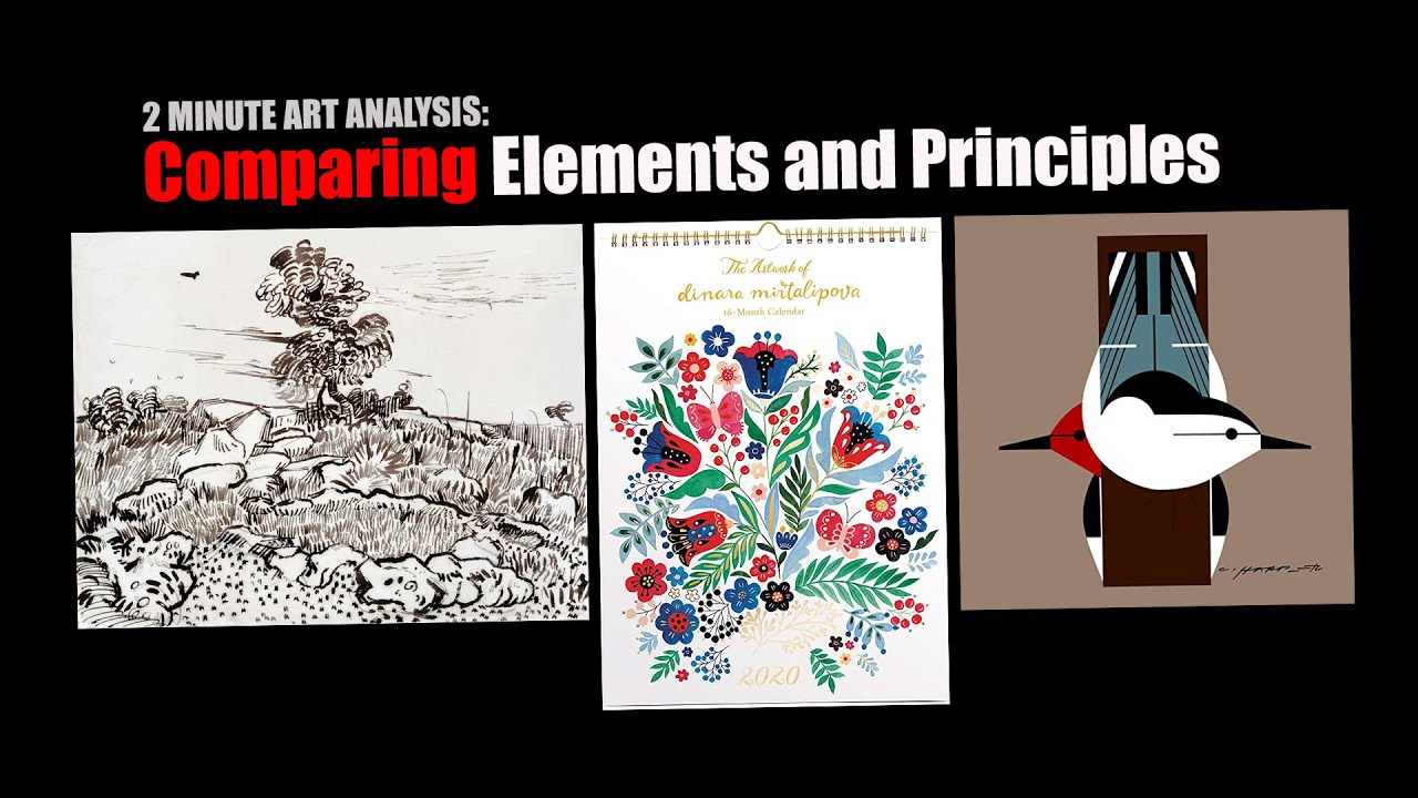 2min Art Analysis: Comparing Elements and Principles - YouTube