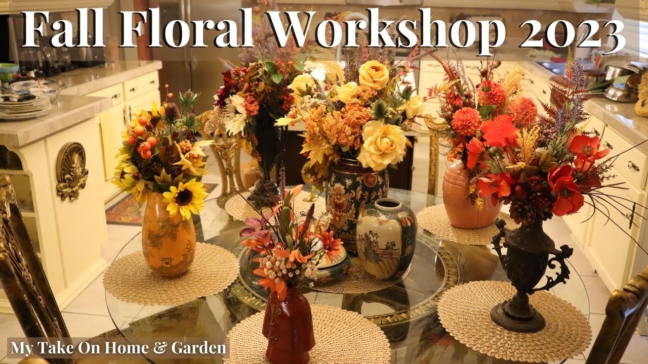Fall Floral Workshop 2023 🍂⚱️ Fall Arrangement Ideas - Vases ...