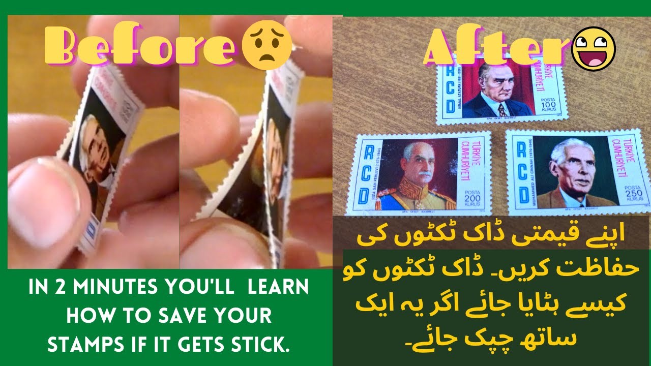 This Crazy Trick will Help You Salvage Stamps - You Won't Believe What Happens Next! - YouTube