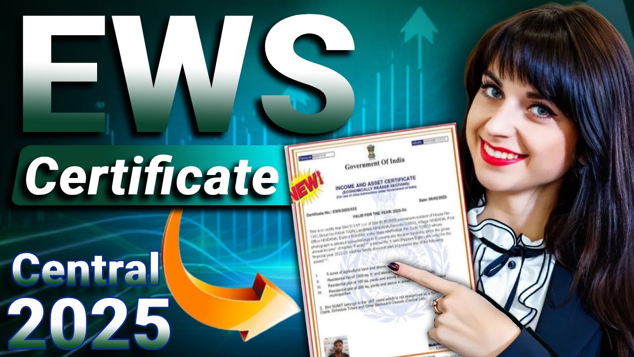 [2025] Central EWS Certificate Make Just In 5 Minutes | Digital EWS For ...