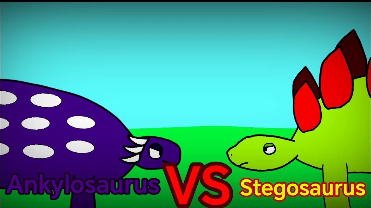 Ankylosaurus vs Stegosaurus - YouTube
