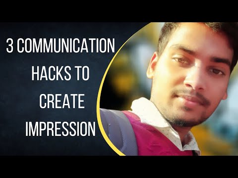 3 communication hacks to create impression @learnfromanything244 # ...