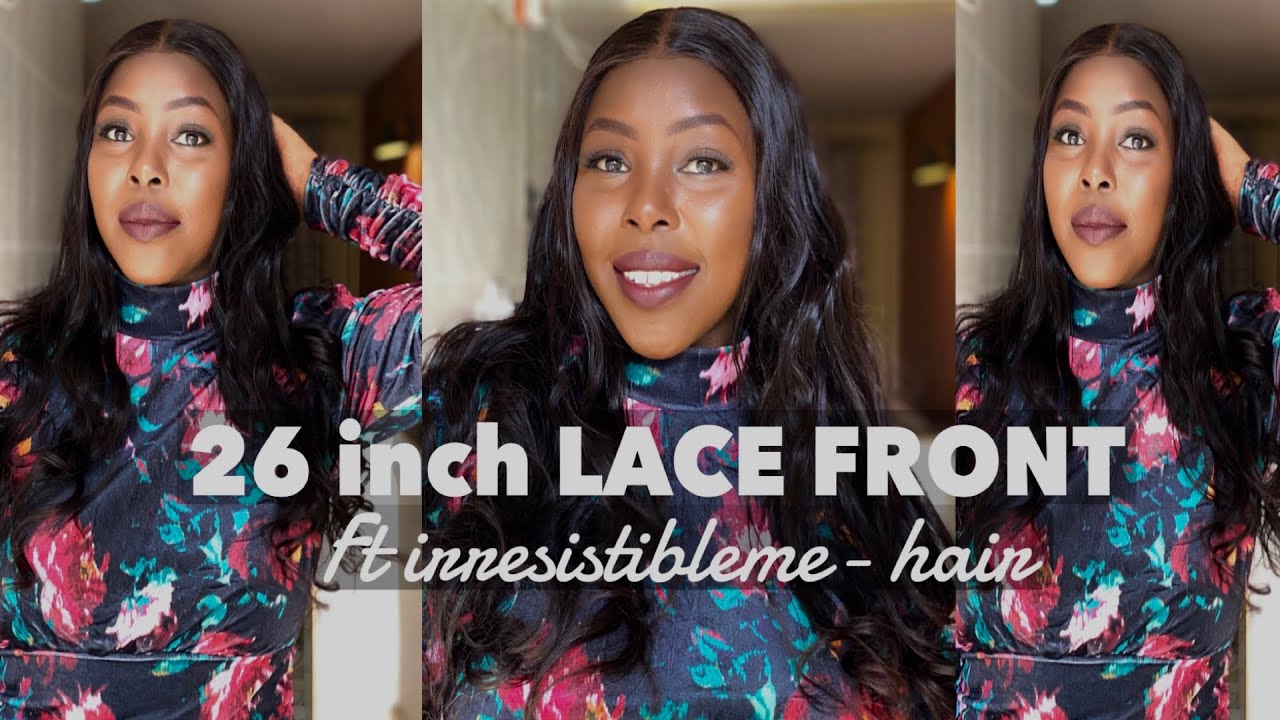 Front lace human hair , 26inch|| New hair installation ft ...