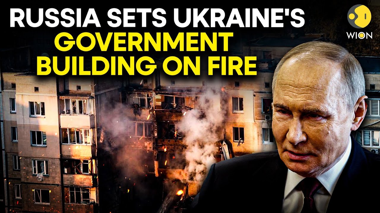 Russia Attacks Ukraine: Russia Sets Kyiv's Government Building on Fire ...