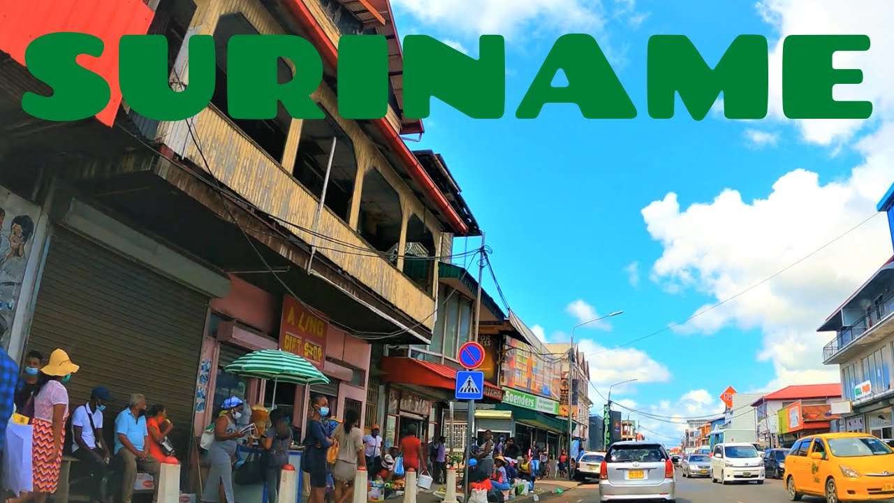 Downtown Paramaribo City Suriname - YouTube