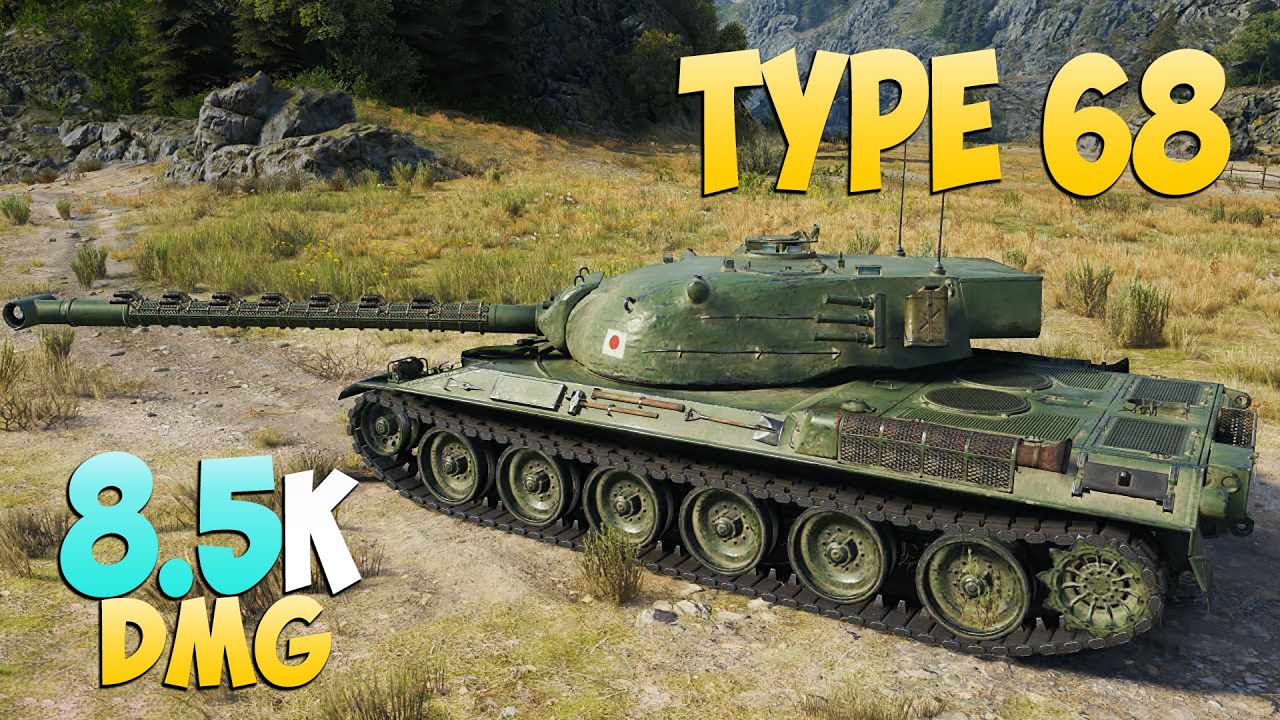 Type 68 - 6 Kills 8.5K DMG - Free farm! - World Of Tanks - YouTube