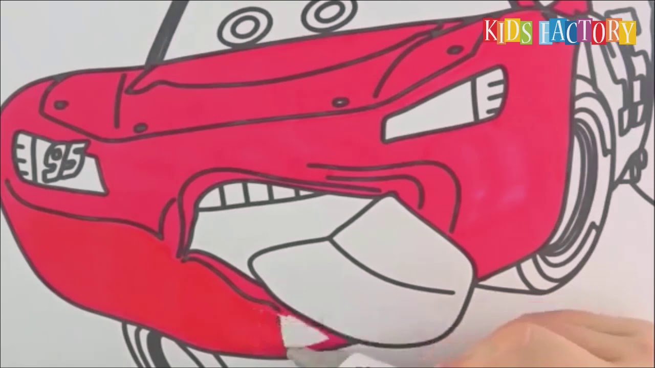 How to Draw a 3D Car and Coloring | For Children | Kids Factory - YouTube