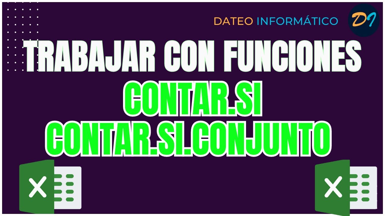 Función CONTAR.SI y CONTAR.SI.CONJUNTO con múltiples criterios en Excel ...
