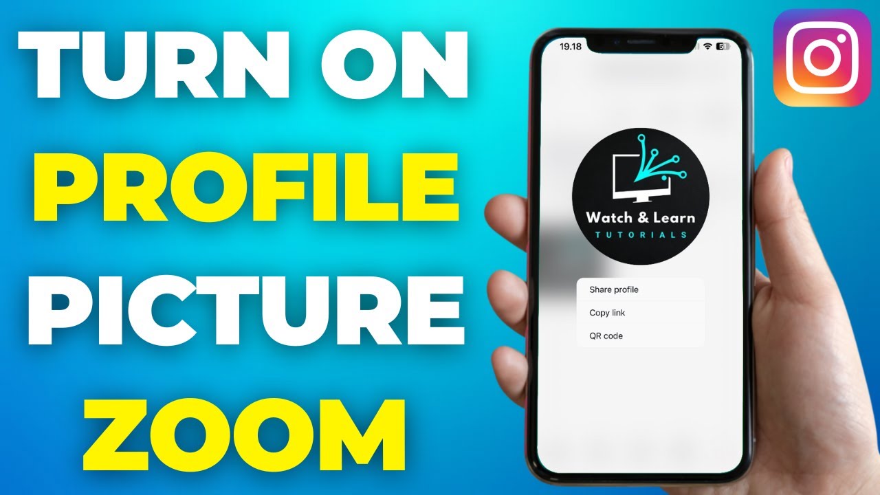 How To Turn On Profile Picture Zoom on Instagram - Full Tutorial - YouTube