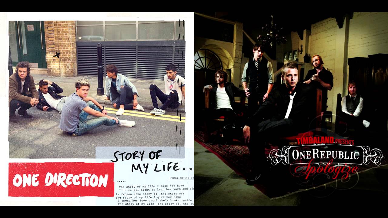 One Direction vs One Republic - Story of My Life/Apologize - YouTube
