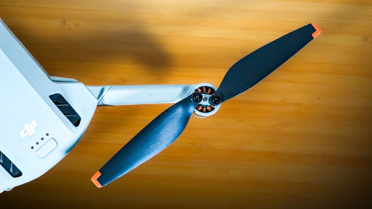 How to Replace DJI Mini 3 and 4 Pro Drone Propellers - YouTube