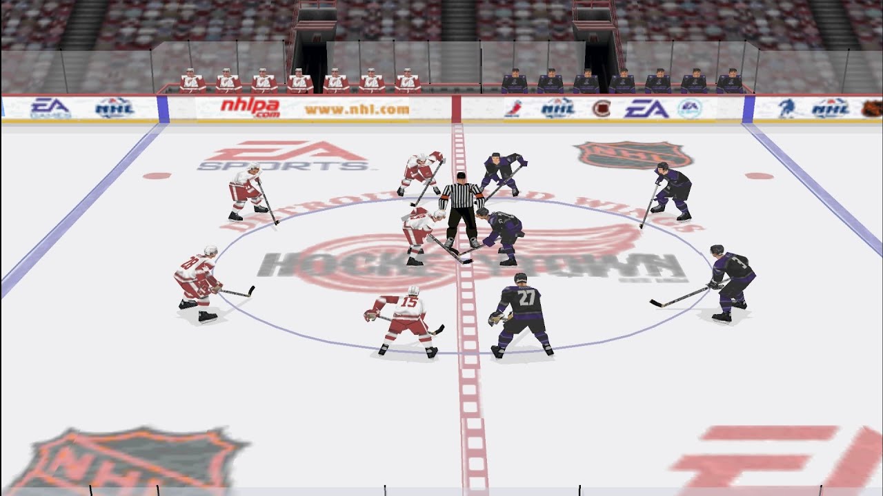 NHL 2001 [PS1] Los Angeles Kings VS Detroit Red Wings | 1080P/60FPS ...