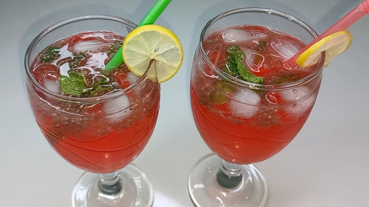 Roohafza Lemonade - Rose Mojito - Ramzan Special - MS KITCHEN!!! - YouTube